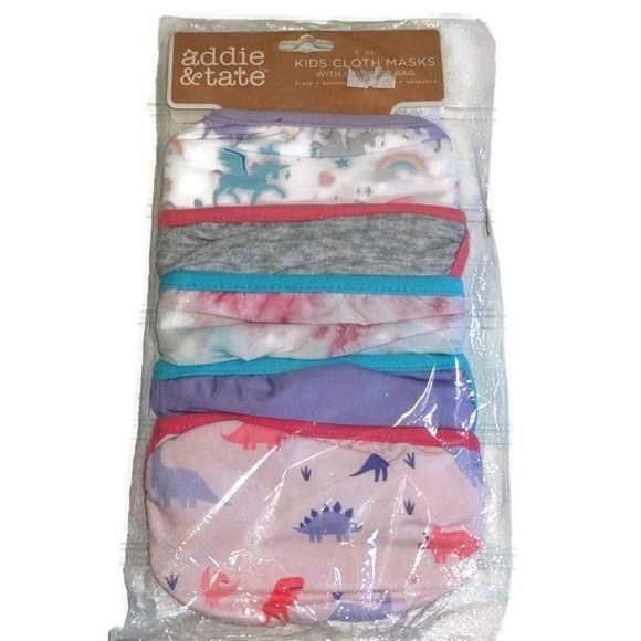 Addie & Tate | Accessories | Addie Tate Kids Non Medical Cloth Masks ...